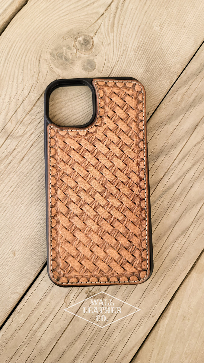 Basket Weave Phone Case – Wall Leather Co.